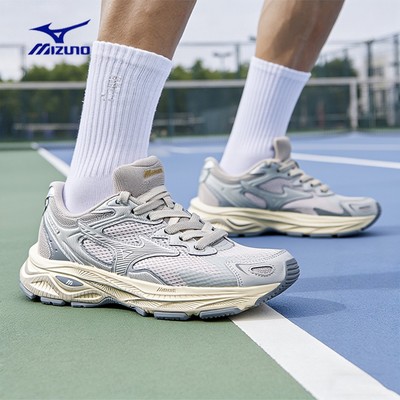 Mizuno美津浓男鞋女鞋春季RACER S缓震跑步鞋透气运动鞋D1GH2235