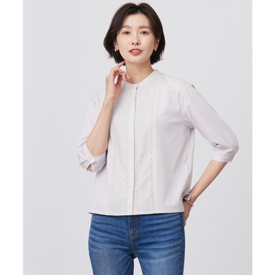 J.PRESS时尚休闲适宜简约刺绣衬衫针织布类上衣女ONWARD