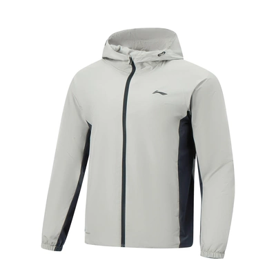 李宁风衣男子2026春季新款防泼水时尚休闲舒适运动外套AFDW079