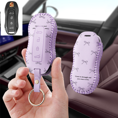 适用保时捷Macan汽车钥匙套25玛卡新能源EV壳新款电车24款保护套