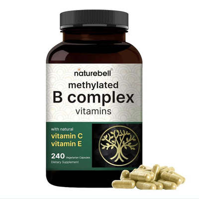 美国成人复合维生素B族Methylated B Complex 240粒B12生物素