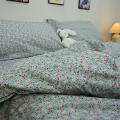 小碎花单件被套纯棉全棉100学生双人150x200x230180被罩春夏单独