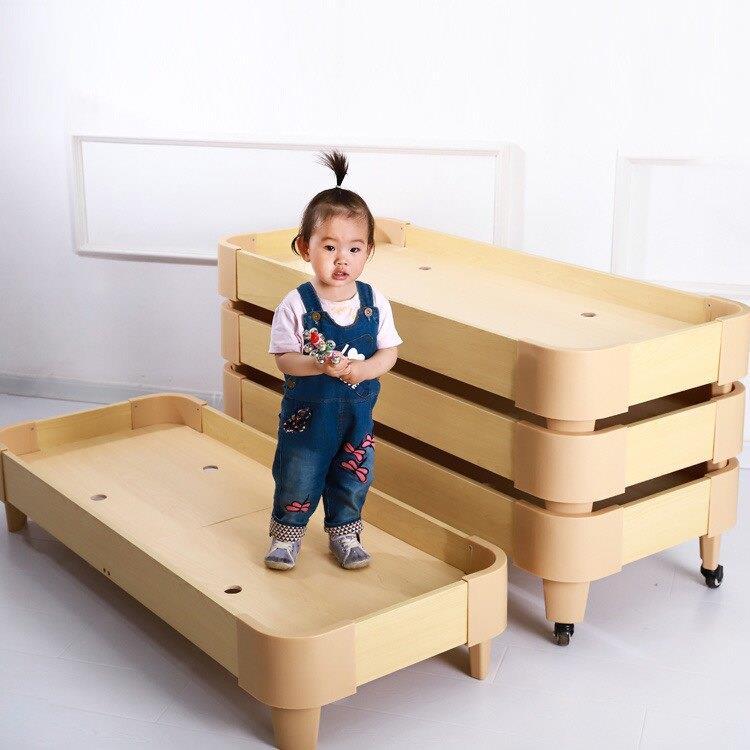 幼儿园床午睡床实木床早教床托托管床午休小床叠折叠床儿童床托
