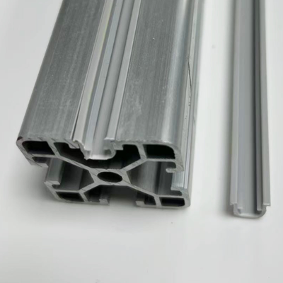 工业铝型材U型条槽8槽10隔板玻璃板亚格力板条防尘封条铝型材胶条