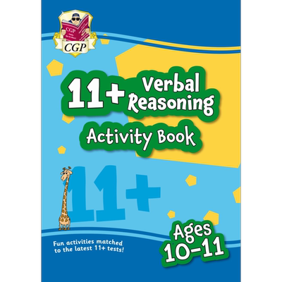 英国CGP New 11+ Activity Book Verbal Reasoning Ages 10-11 大音