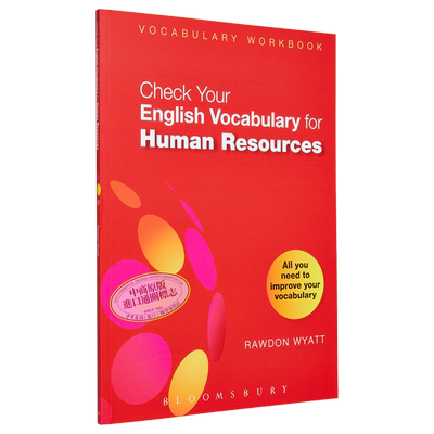 预售 Check Your English Vocabulary for Human Resources 检查您的人力资源英语词汇 Bloomsbury 英文原版 英语词汇学习 大音
