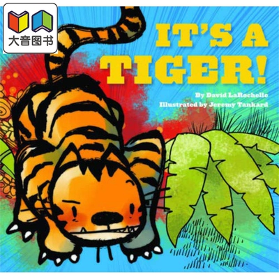 It's a Tiger! 这是老虎 英文原版 进口原版 4岁到7岁 精装 趣味儿童图画书 Jeremy Tankard