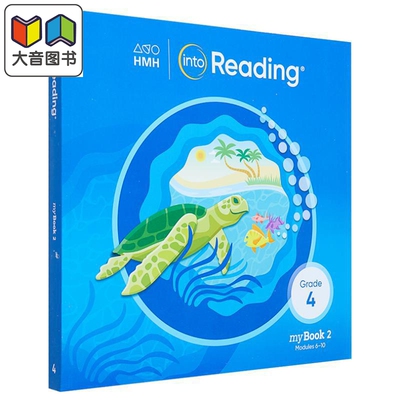 美国小学语言艺术阅读学生书四年级第二册 Into Reading Student myBook Softcover Volume 2 Grade 4 大音