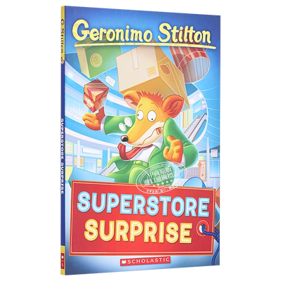 老鼠记者 76 Geronimo Stilton Superstore Surprise 桥梁章节小说故事书 彩色插图漫画 儿童文学乐探险小学读物英语分级阅读