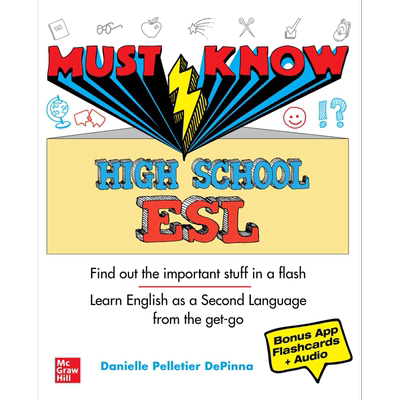 McGraw-Hill Must Know High School ESL 麦格劳希尔高中必备英语手册(英语作为第二语言) 英文原版教材 英语语言学习 大音
