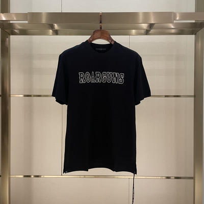 26夏季新款ROARGUNS JAPAN双枪轻奢男士铆钉阔版男装短袖T恤正品