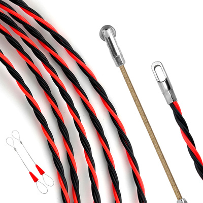 穿线器电工穿线拉线神器滑轮扁头钢丝暗线暗管新款拉线引线拽线器