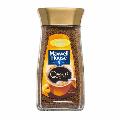 麦斯威尔金钻颗粒即溶咖啡200克