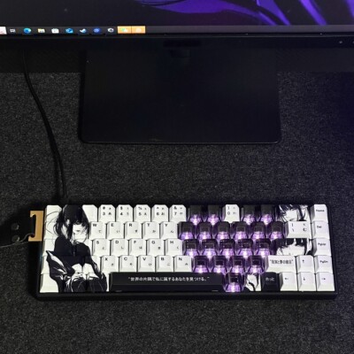 璃键帽二次元适配EZ63迈从Ace68狼蛛F87小蜜蜂REAL67 ATKRS6磁轴