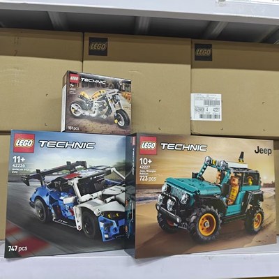 LEGO乐高机械科技摩托车42225牧马人吉普42227宝马42226积木玩具