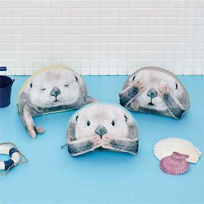 FELISSIMO化妆包希梦海獭磁石