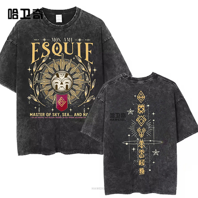 Clair Obscur Expedition 33新款游戏玩家光与影短袖T恤纯棉上衣