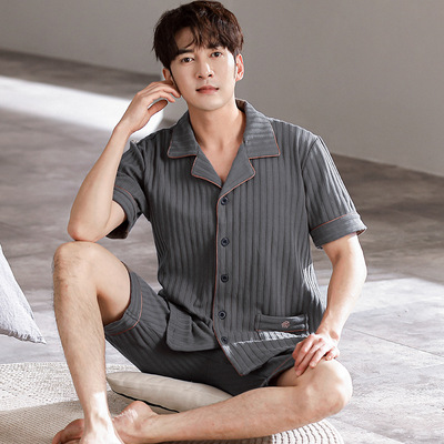 plus size men's pajamas quality homewear sleepwear male