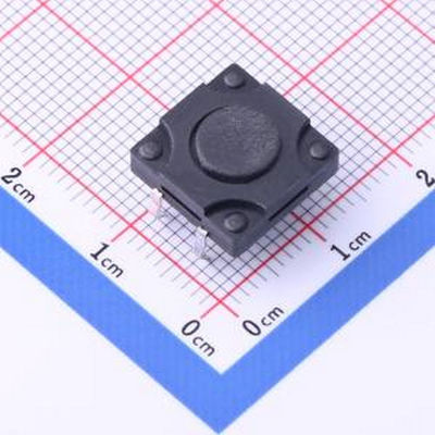 TS-KG10D-BB43F 12*12*4.3mm 直插 轻触开关 插件 轻触开关