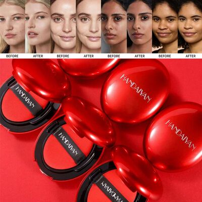 Red Cushion Foundation Semi-Matte Full Coverage Waterproof L