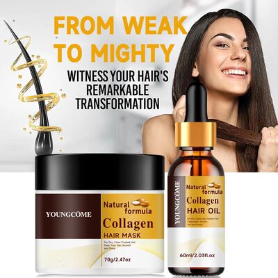 Collagen Hair Treatment Deep Repair Conditioning Argan Oil H