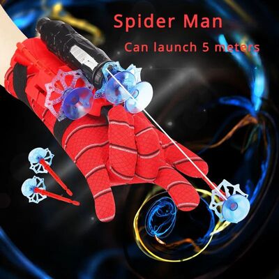 Iron Man Toy Guns Anime Spider-man Wrist Launcher Soft Bomb