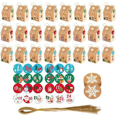 DIY Advent Calendar for Filling and Filling House Set Ginger