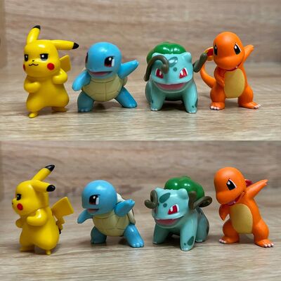 Pokemon Action Figure Pikachu Toys Charmander Squirtle Bulba