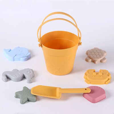 Children's Beach Bucket Shovel Molds Toys Multifunctional Di