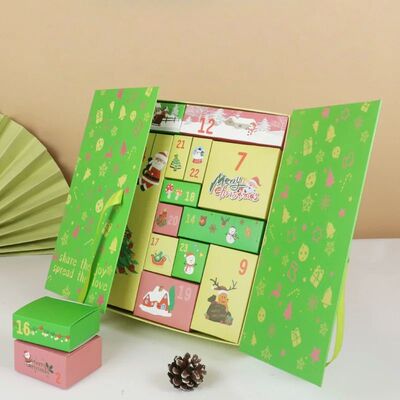 24Pcs Empty Christmas Advent Calendar Boxes 24 Days Countdow