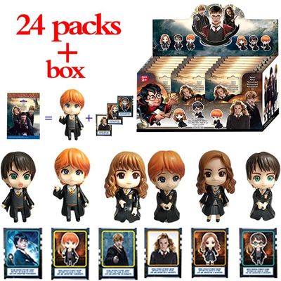 2-24pcs Anime Harry Potter figures Red Mystery Box Blind Box