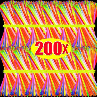 Party Fluorescence Glow Sticks Colorful Glowing Sticks DIY B