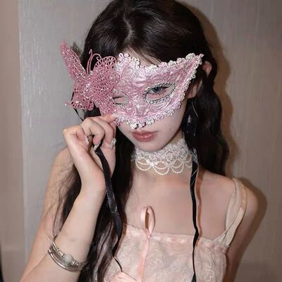 Vintage Venetian Carnivals Lace Mask for Women Halloween Mas