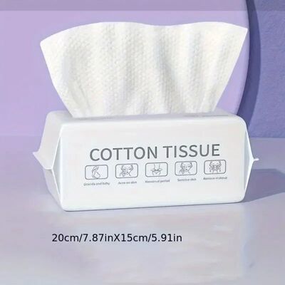 50pcs Disposable Face Wash Towel Extractable Cotton Soft Tow