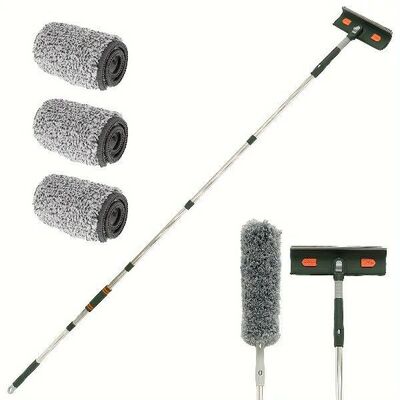 144/206CM extendable splicing rod floor scraper household wi