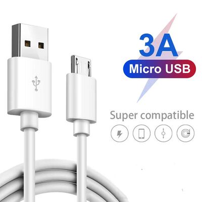 Micro USB Cable 3A Quick Charging Wire Mobile Phone Line USB Adapter Cable Cord For Samsung Andriod