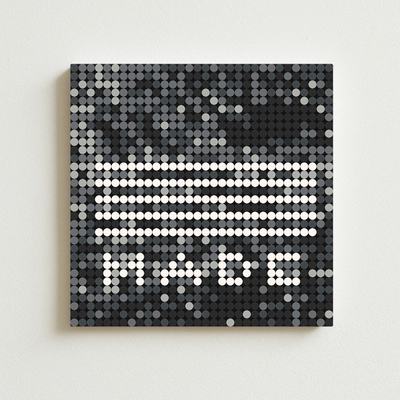 BIGBANG专辑Made封面像素积木画应援周边权志龙GD海报装饰画摆件