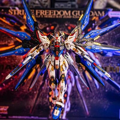 高达模型MB强袭自由MG红异端HG元祖独角兽能天使玩具手办机甲拼装