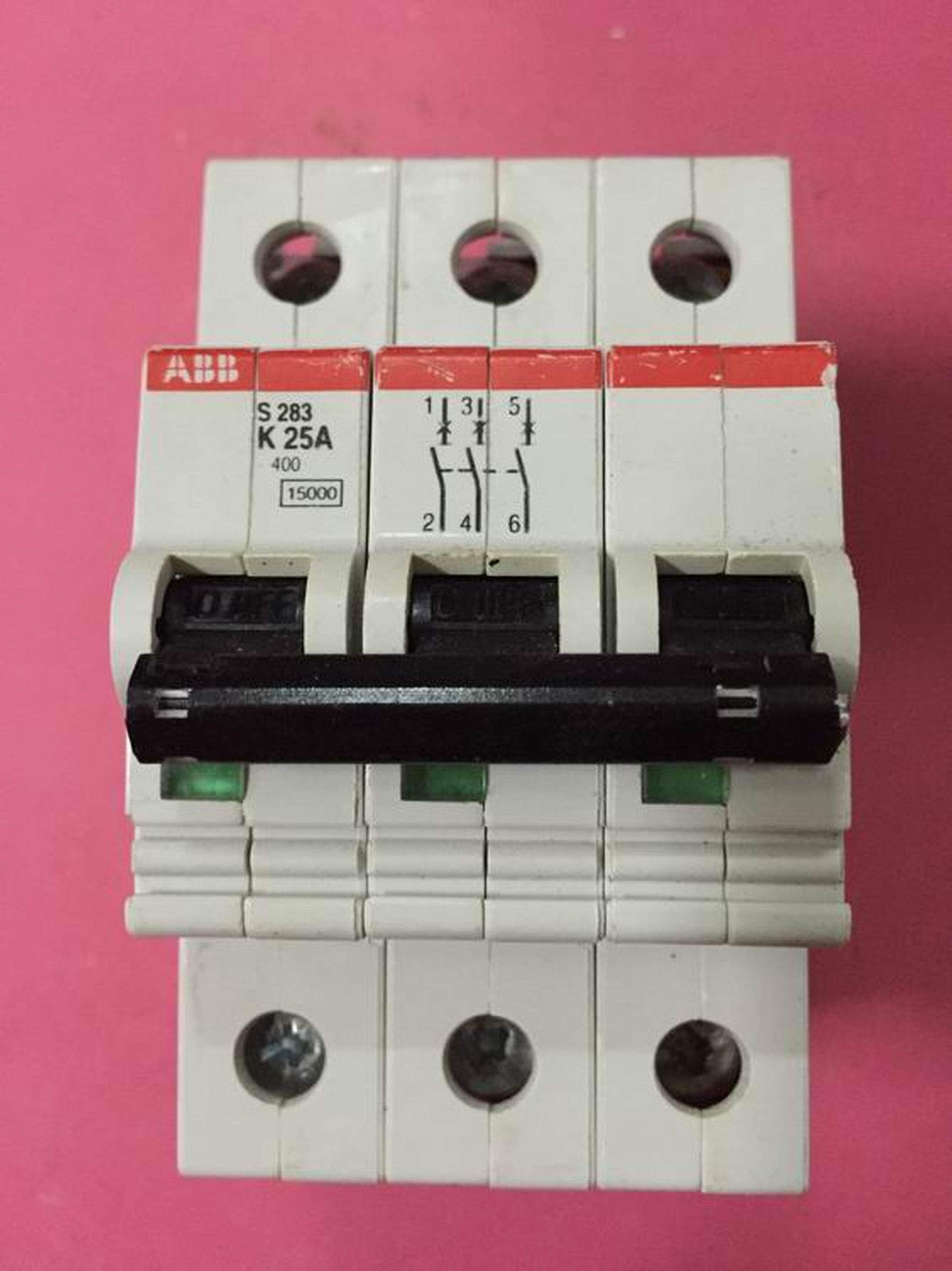 拍前询价ABB 3P25A德国产小型断路器K25A空气开关S283议价全新二_虎窝淘