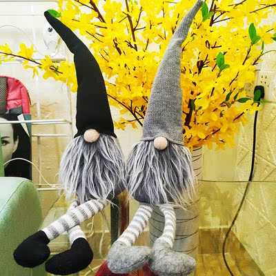 跨境Tomte Gnome 无脸娃娃圣诞摆件圣诞节装饰用品圣诞礼品