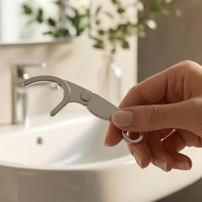 跨境爆款 多次使用不锈钢牙线签 Stainless steel dental floss
