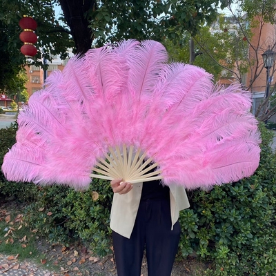 鸵鸟毛扇子大号羽毛扇舞蹈道具