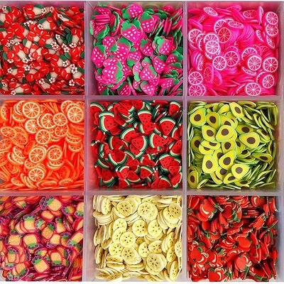 1000Pcs Polymer Clay Resin Fruit Slice for Epoxy Silicone Mo