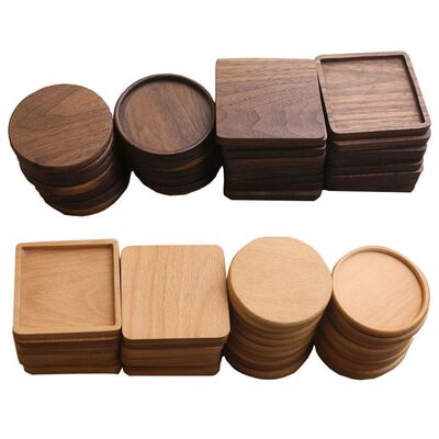 1Pcs Wood Placemats Coasters Tea Coffee Cup Pad Decor Durabl