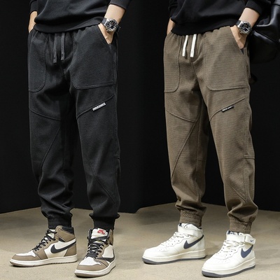 灯芯绒工装休闲裤男士秋冬季潮牌
