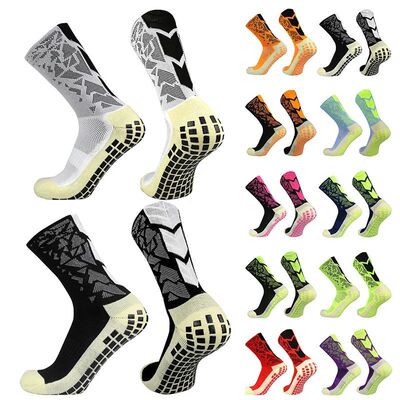 Silicone Anti Slip Football Socks Takraw Men Women Sport Bas