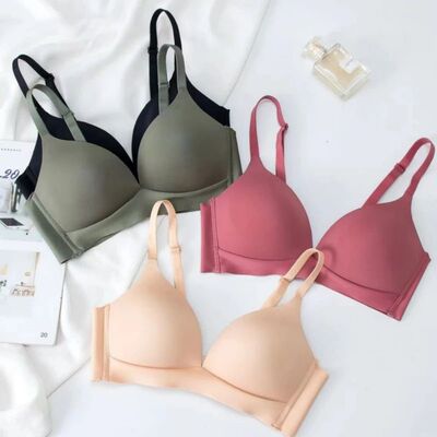 Style Seamless Bras Comfort Wireless Underwear Women's No St