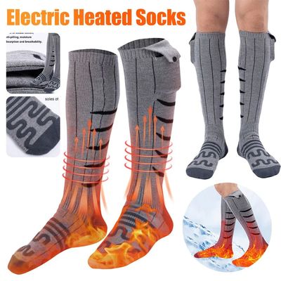 1 Pair Winter Warm Electric Heated Socks Thickening Ski Stoc