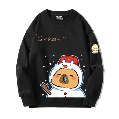 卡皮巴拉可爱水豚君卡比巴卡卫衣