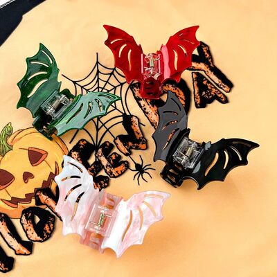 1pcHalloween Bat Wing Hair Claws Vibrant Hues Gothic Spooky